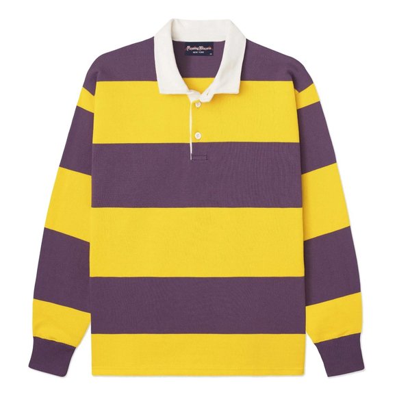 Rowing Blazers | Shirts | Nwt Rowing Blazers Horizontal Stripe Gold ...